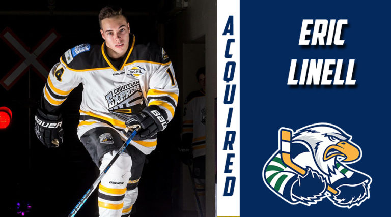 Eric Linell Traded To Eagles In Blockbuster Deal | Surrey Eagles
