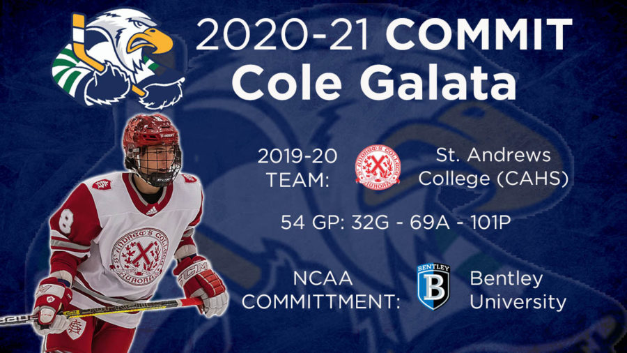 St. Andrews Forward Cole Galata Commits For 2020-21 | Surrey Eagles