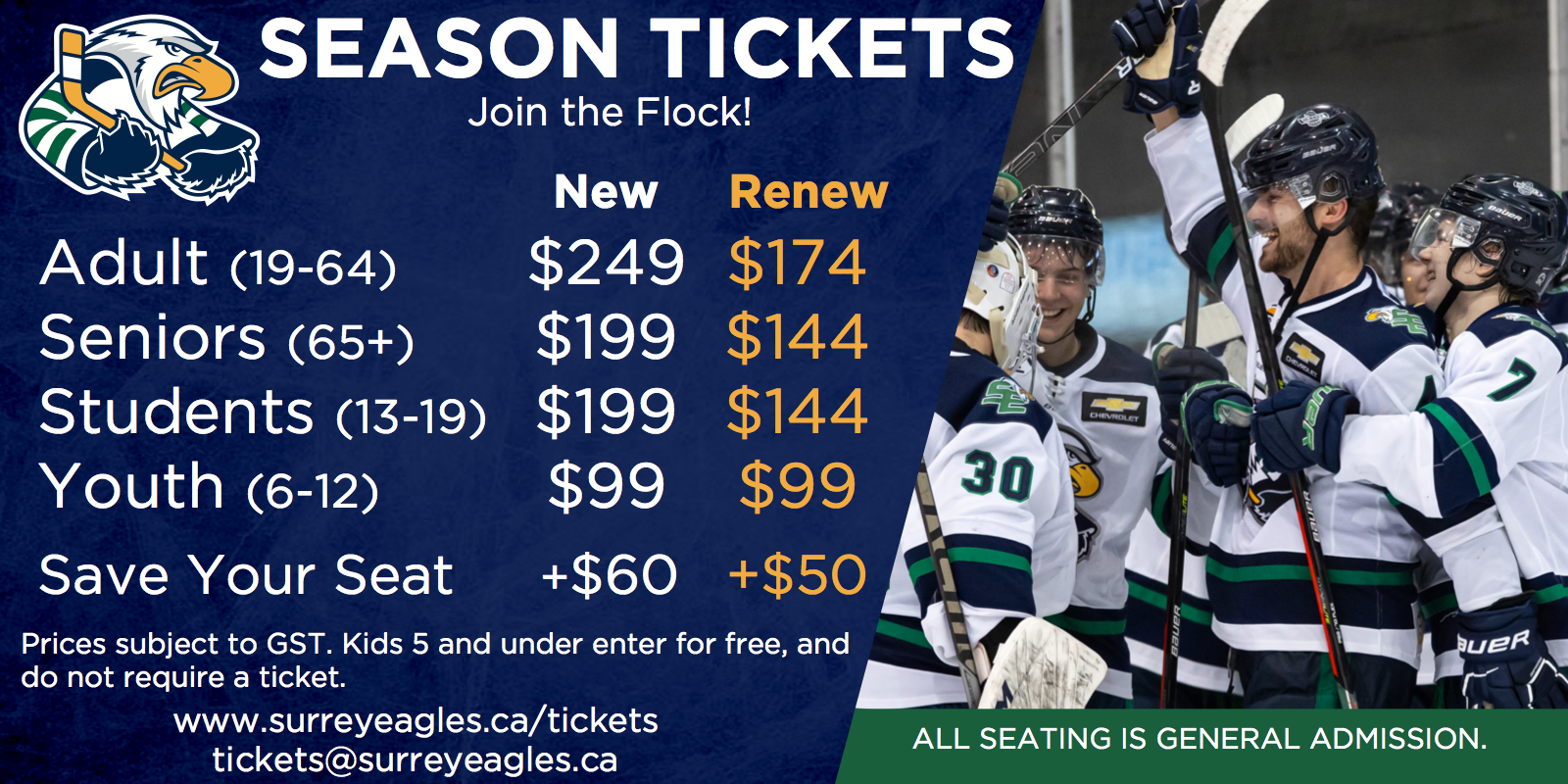 Protected: 2022-23 Season Tickets | Surrey Eagles